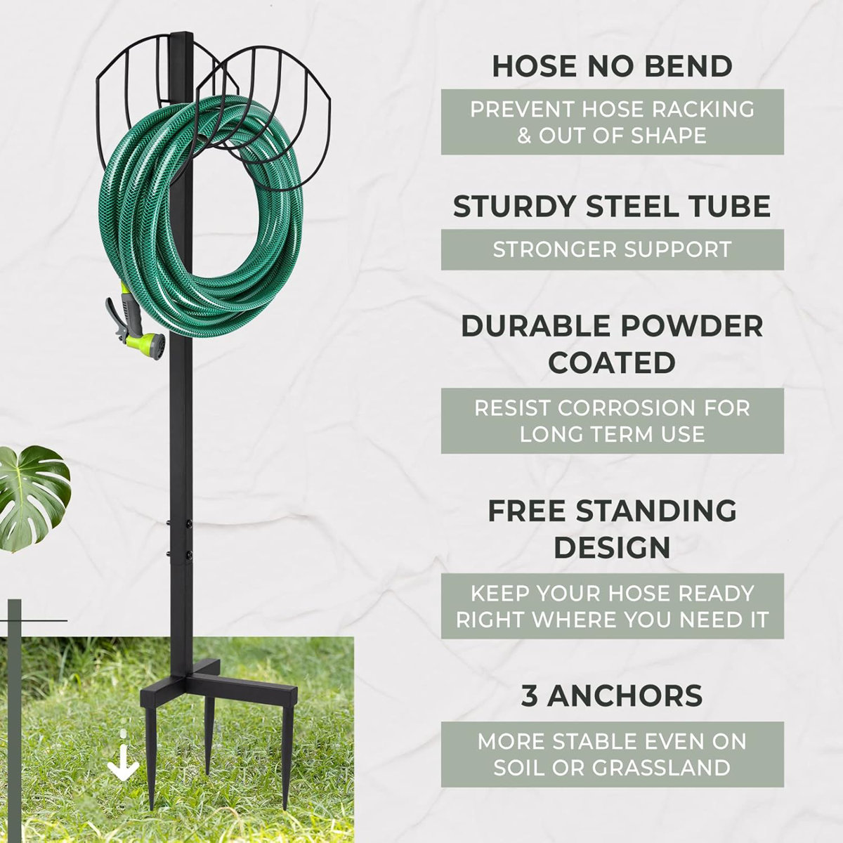 Bme Steel Stand Hose Holder & Reviews | Wayfair